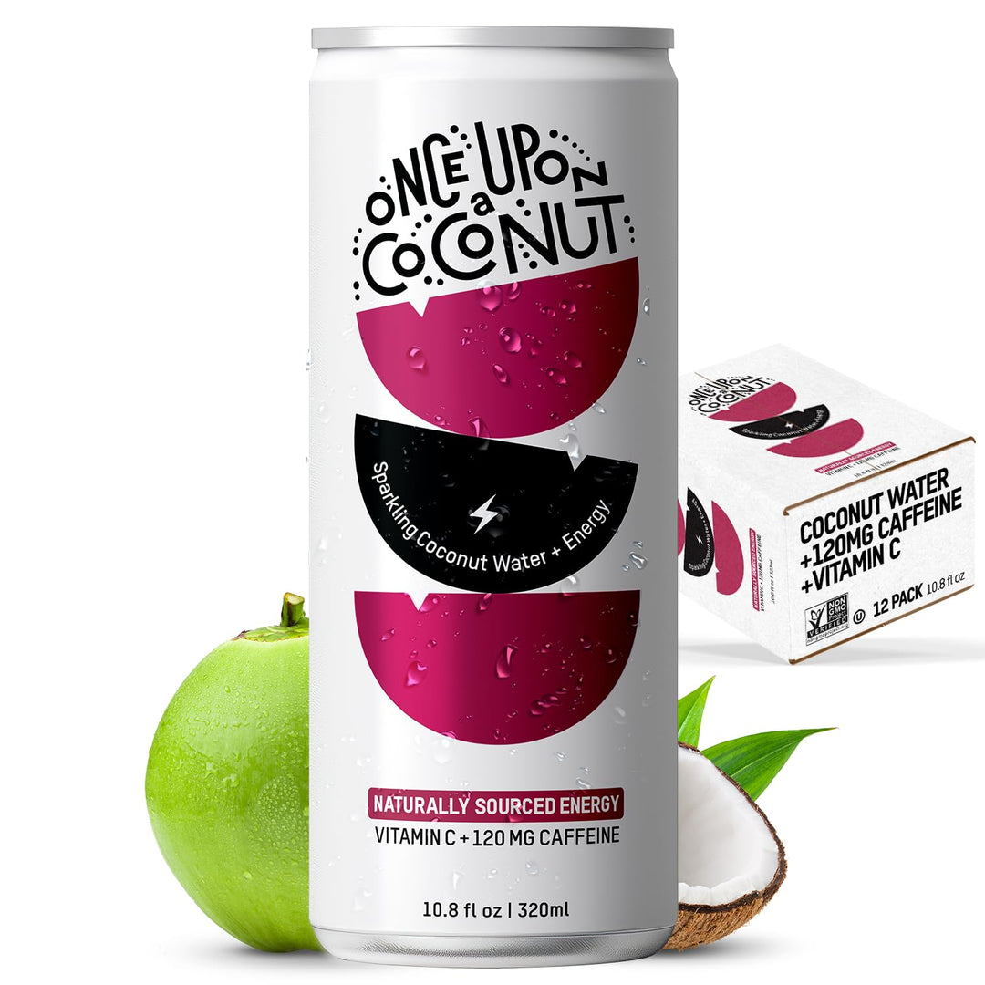 Sparkling Coconut Water + Energy – Once Upon A Coconut