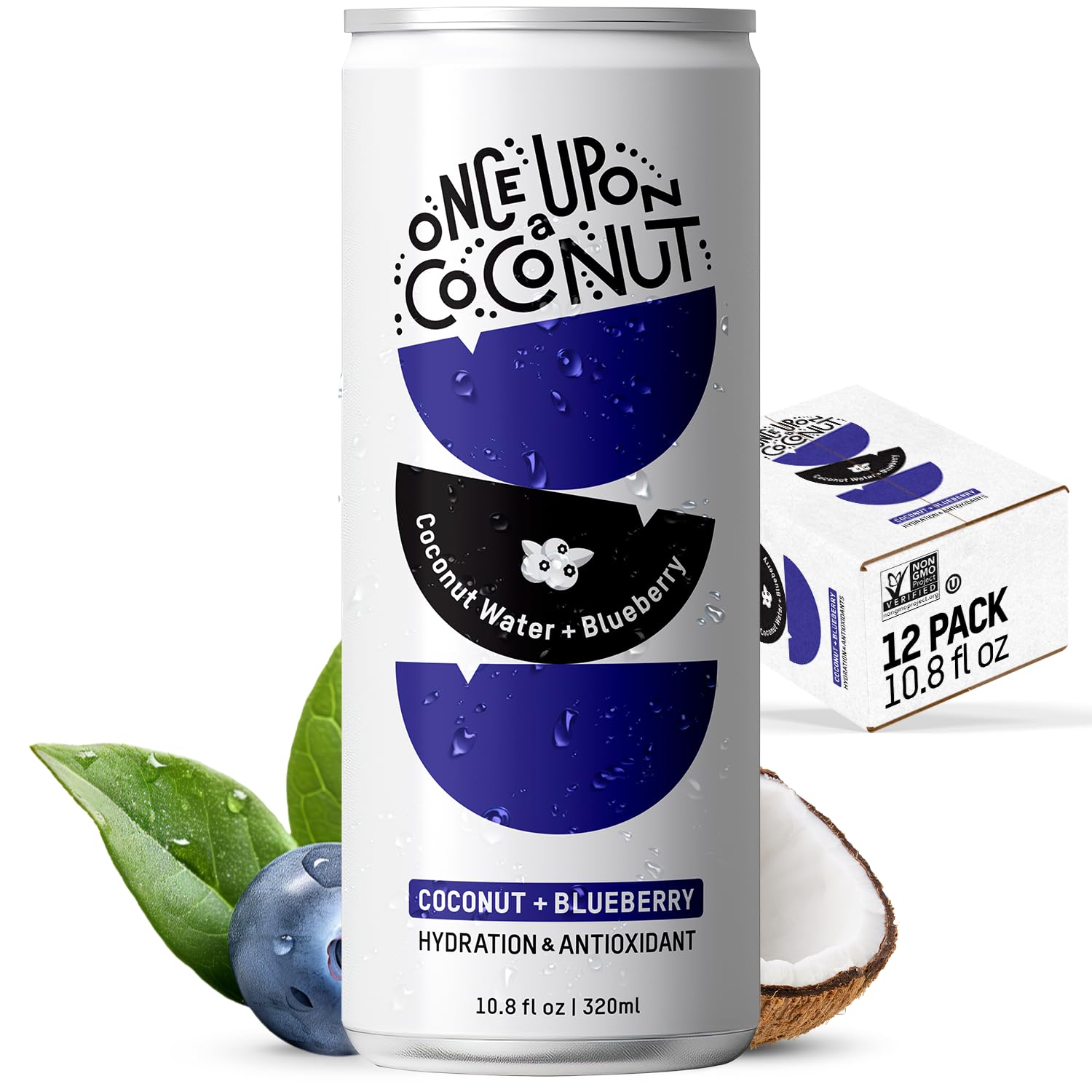 Premium Coconut Water + Blueberry – Once Upon A Coconut